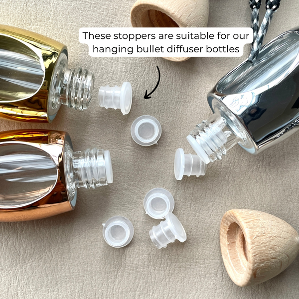 Plastic Stoppers (for Hanging Bullet Diffusers) - 5 or 10pcs - AJ Craft Supplies