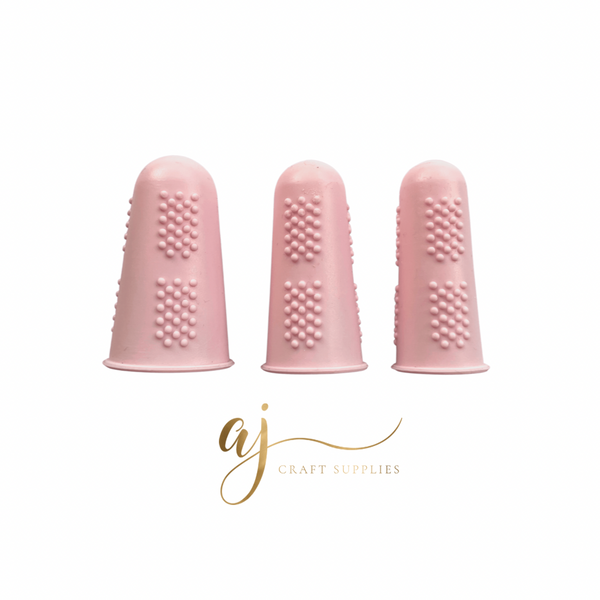 3-piece Silicone Thimbles Set - AJ Craft Supplies